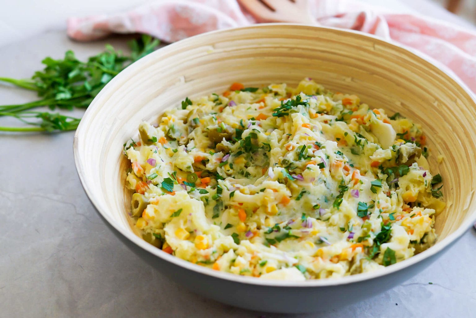 Salada de batata com maionese deliciosa e super diferente!