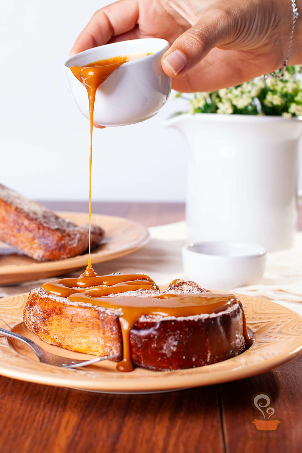 Rabanada de doce de leite - super fácil e deliciosa- naminhapanela.com