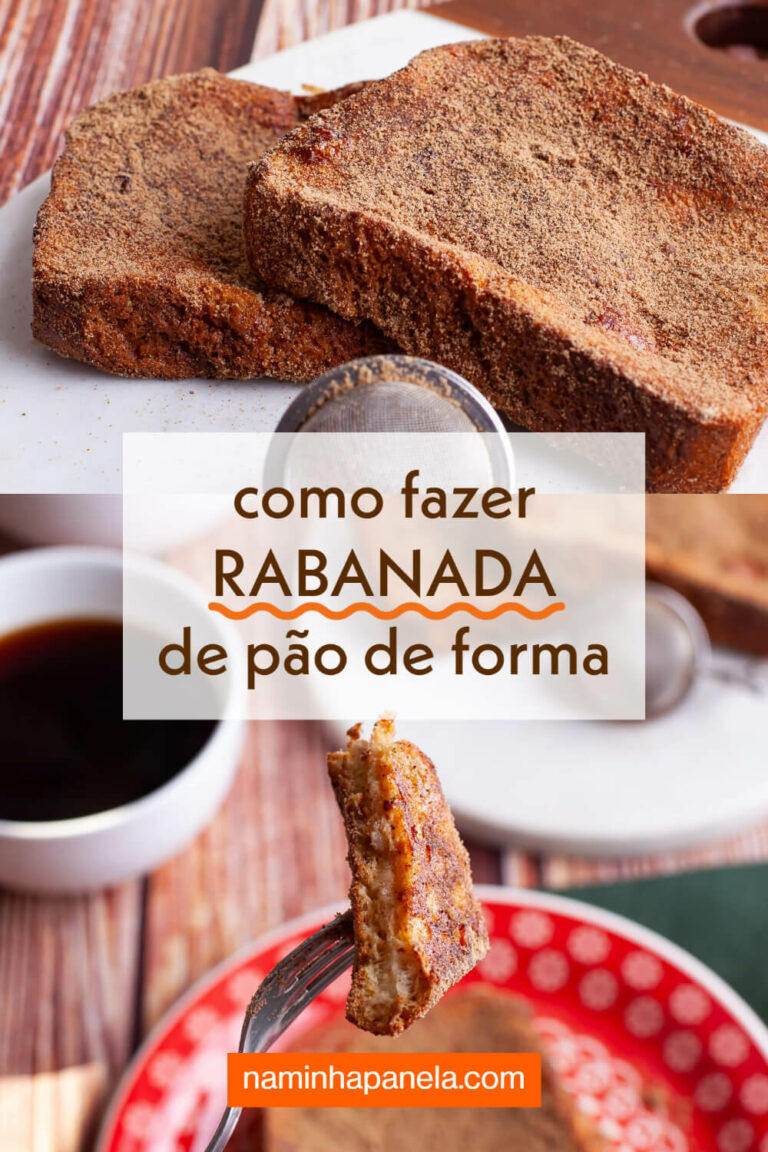 Rabanada de pão de forma - receita muito fácil feita na airfryer