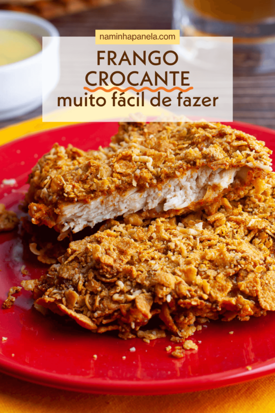 Frango crocante - receita super fácil de fazer