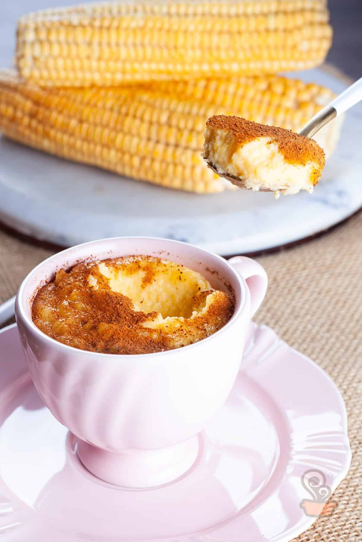 Curau de milho de lata - receita super cremosa e fácil de fazer!